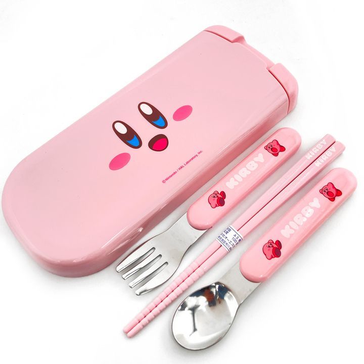 YESASIA: Kirby Cutlery Set with Case - OSK - Lifestyle & Gifts - Free ...