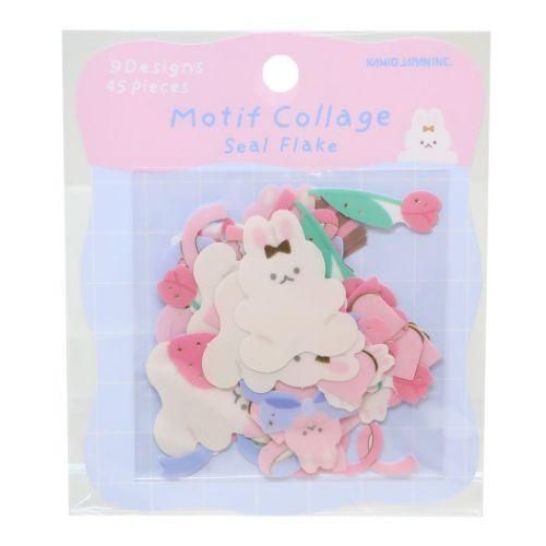YESASIA: MOTIF COLLAGE Flake Seals (Rabbit) - Kamio Japan - Lifestyle ...