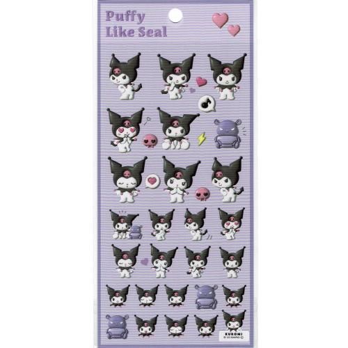 YESASIA: Kuromi Puffy Like Seal / Sticker - Kamio Japan - Lifestyle ...