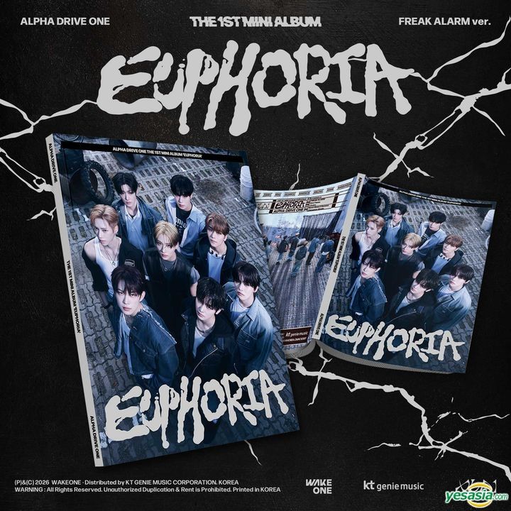 YESASIA : ALPHA DRIVE ONE Mini Album Vol. 1 - EUPHORIA (FREAK ALARM ...