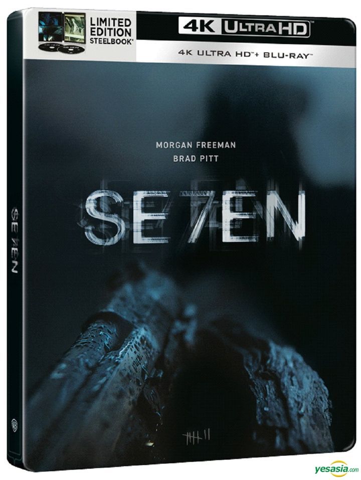 YESASIA: Se7en (1995) (4K Ultra HD + Blu-ray) (Steelbook) (Hong Kong Version) Blu-ray - Brad ...