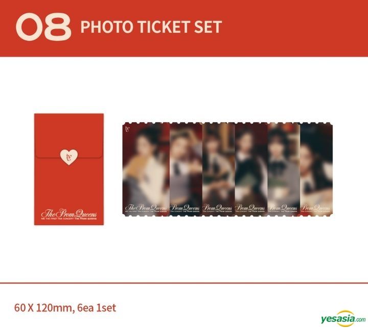 YESASIA: IVE THE FIRST FAN CONCERT The Prom Queens - Photo Ticket Set ...