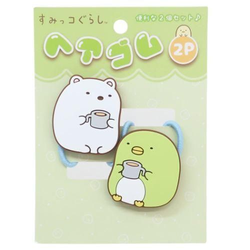 YESASIA: Sumikko Gurashi Hair Rubber Band (2 Pieces Set) (Green) - AI ...