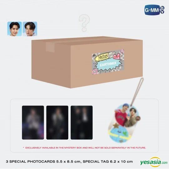 YESASIA: GMMTV : Mystery Box 2024 - Earth & Mix PHOTO/POSTER,MALE STARS,Celebrity Gifts,PHOTO ...