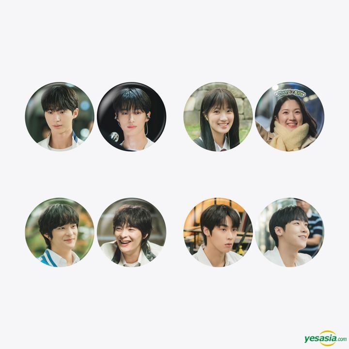 YESASIA: Lovely Runner Pop-Up Store Official MD - Pin Button Set (Kim ...