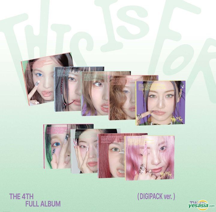YESASIA: Twice Vol. 4 - THIS IS FOR (Digipack Version) (Random Version) Music - Twice (Korea ...