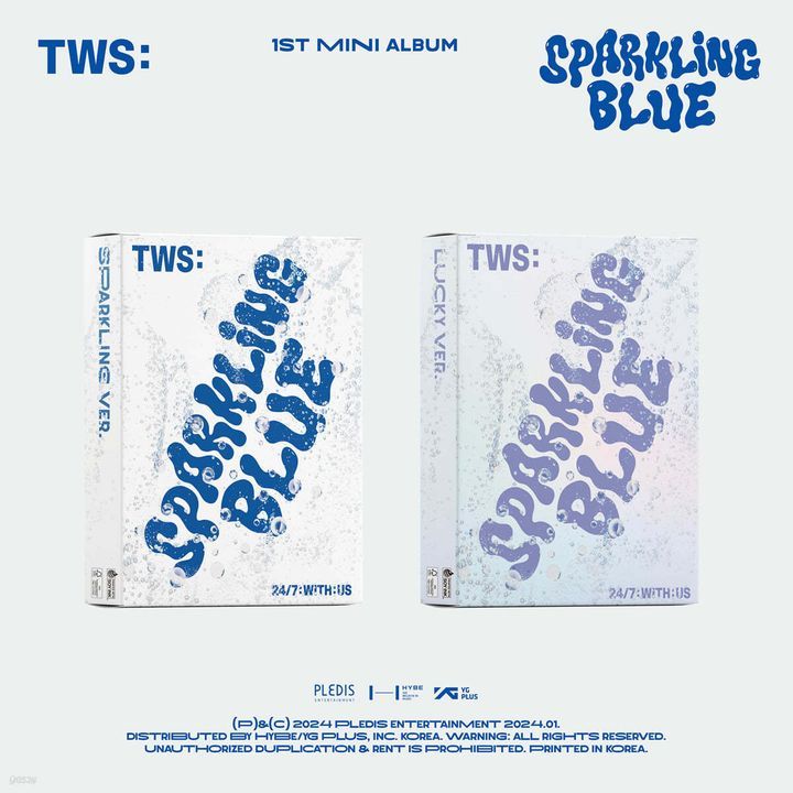 YESASIA: TWS Mini Album Vol. 1 - Sparkling Blue (Sparkling + Lucky Version) CD - TWS, Pledis ...