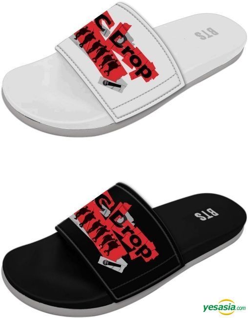 YESASIA: BTS Sandals (MIC Drop) (Type 5) (Black) GROUPS,PHOTO/POSTER ...