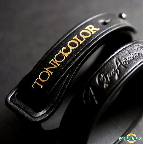 YESASIA: ToNicKOLOR Gold Logo Wristband MALE STARS,Celebrity Gifts,GROUPS,PHOTO/POSTER - ToNick ...