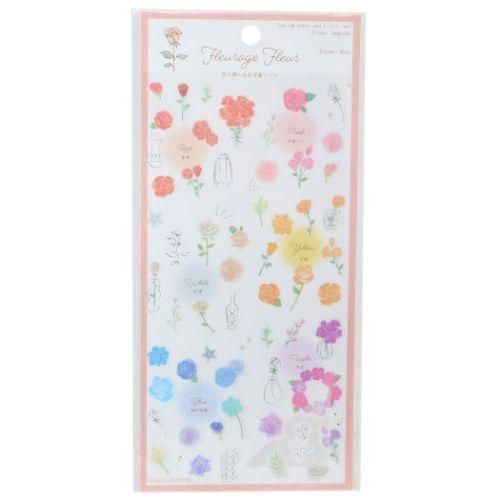 YESASIA: Flowers Sticker (Rose) - Kamio Japan - Lifestyle & Gifts ...