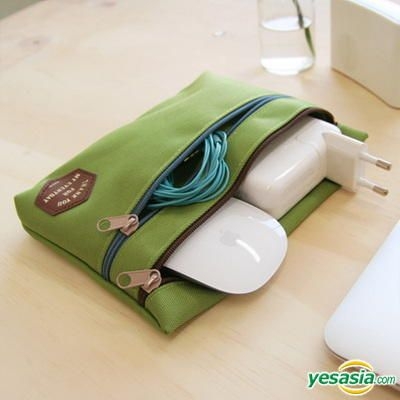 YESASIA: Iconic Daily Multi Pouch ( Apple Green ) GIFTS - Iconic Korea ...