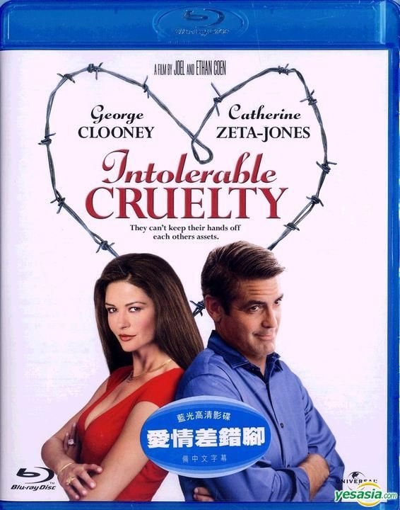 YESASIA: Intolerable Cruelty (2003) (Blu-ray) (Hong Kong Version) Blu ...