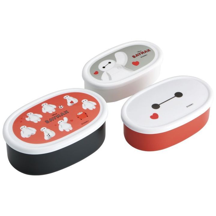 YESASIA: Baymax Oval Seal Food Container Set (3 Pieces) - Skater - Lifestyle & Gifts - Free ...