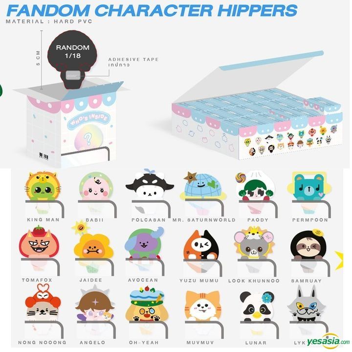 YESASIA: GMMTV Fandom Character Hippers - Complete Set PHOTO/POSTER ...