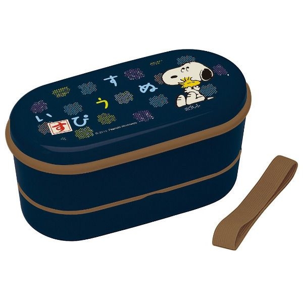 YESASIA: SNOOPY Oval 2 Layer Lunch Box (Japanese Style) (with Chopsticks) - Skater - Lifestyle ...