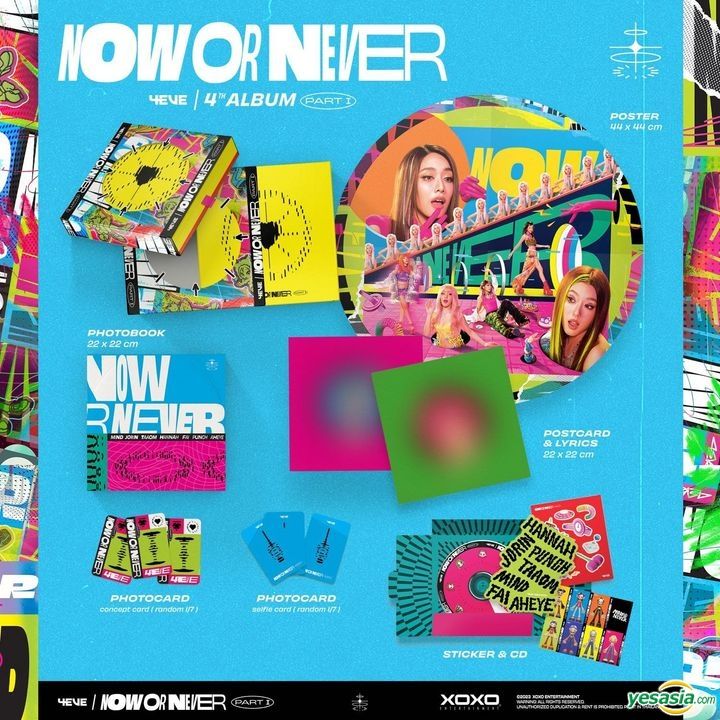 YESASIA: 4EVE 4th Album - Now or Never Box Set PHOTO/POSTER,Celebrity ...