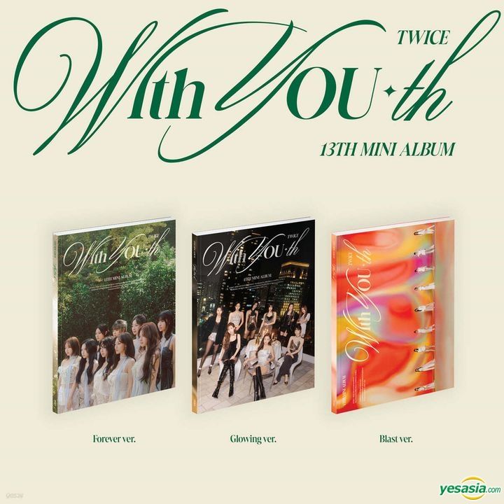 YESASIA: Twice Mini Album Vol. 13 - With YOU-th (Random Version) + Random First Press Photo Card ...