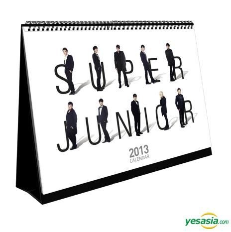 YESASIA: Super Junior - 2013 Desk Calendar MALE STARS,PHOTO/POSTER ...