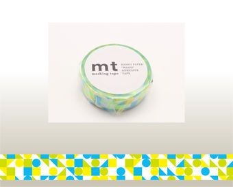 YESASIA: mt Masking Tape : mt 1P Circle Triangle & Square (Blue) - mt ...