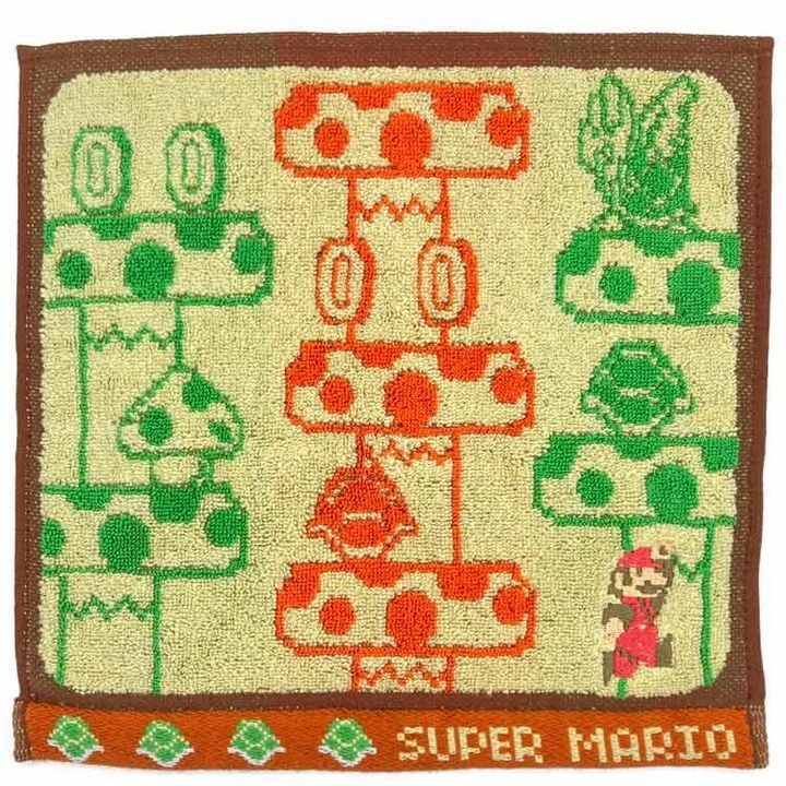 YESASIA: Super Mario Hand Towel (25×25cm) (Sky Stage) - Marushin ...