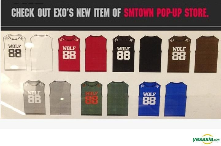 YESASIA: SMTOWN Pop-up Store - EXO - Wolf 88 Sleeveless T-Shirt (Medium ...