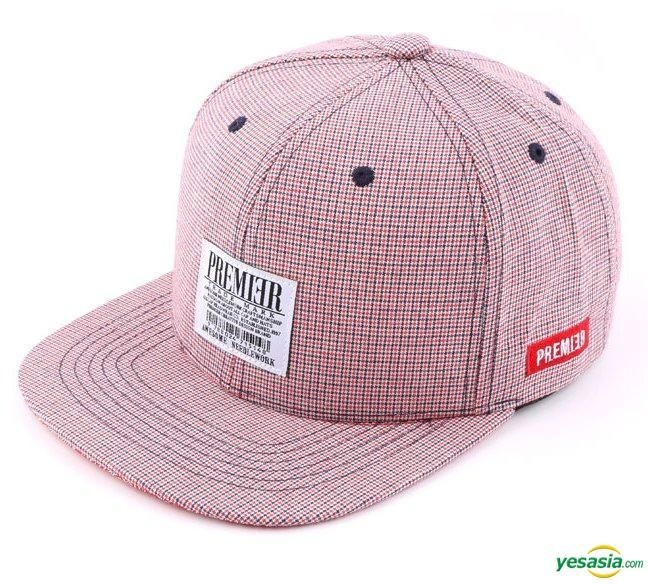 YESASIA: Check Premier Hip Hop Cap (Red) PHOTO/POSTER,Accessories ...