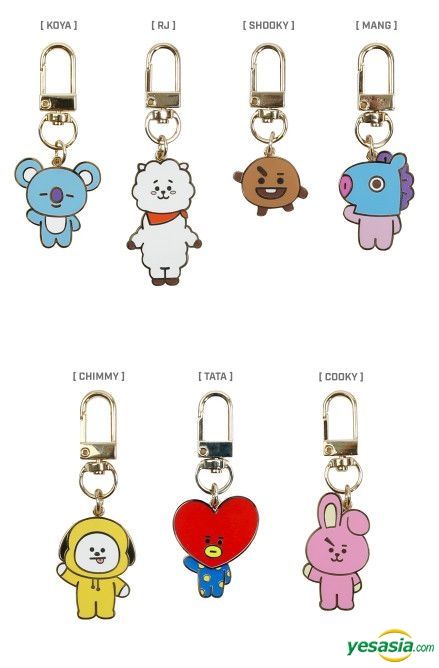 YESASIA: Image Gallery - BT21 Simple Key Ring (Koya)