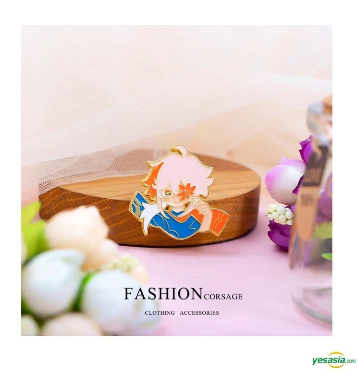 YESASIA: Genshin Impact Merchandise - Kaedehara Kazuha Badge Celebrity ...