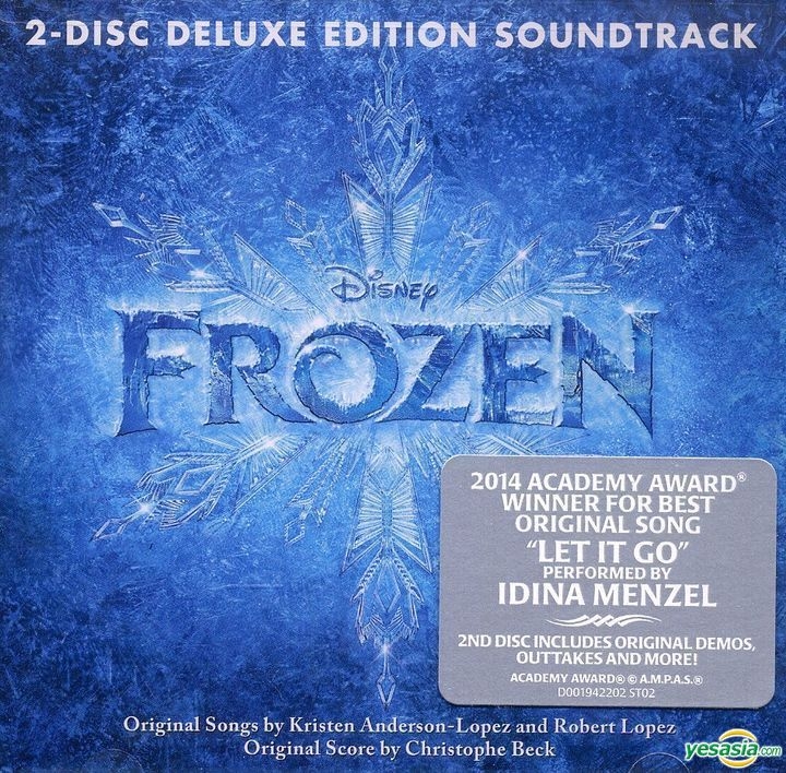 YESASIA: Frozen Original Soundtrack (OST) (Deluxe Edition) CD - Movie ...