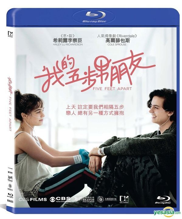 YESASIA: Five Feet Apart (2019) (Blu-ray) (Hong Kong Version) Blu-ray - Cole Sprouse, Moises ...