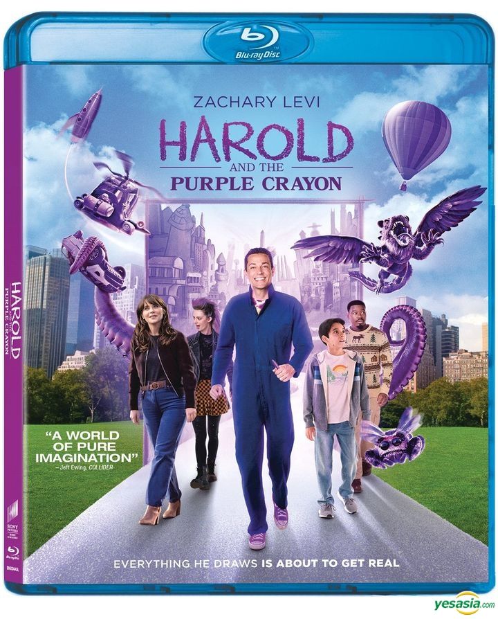 YESASIA: Harold and the Purple Crayon (2024) (Blu-ray) (Hong Kong Version) Blu-ray - Zachary ...