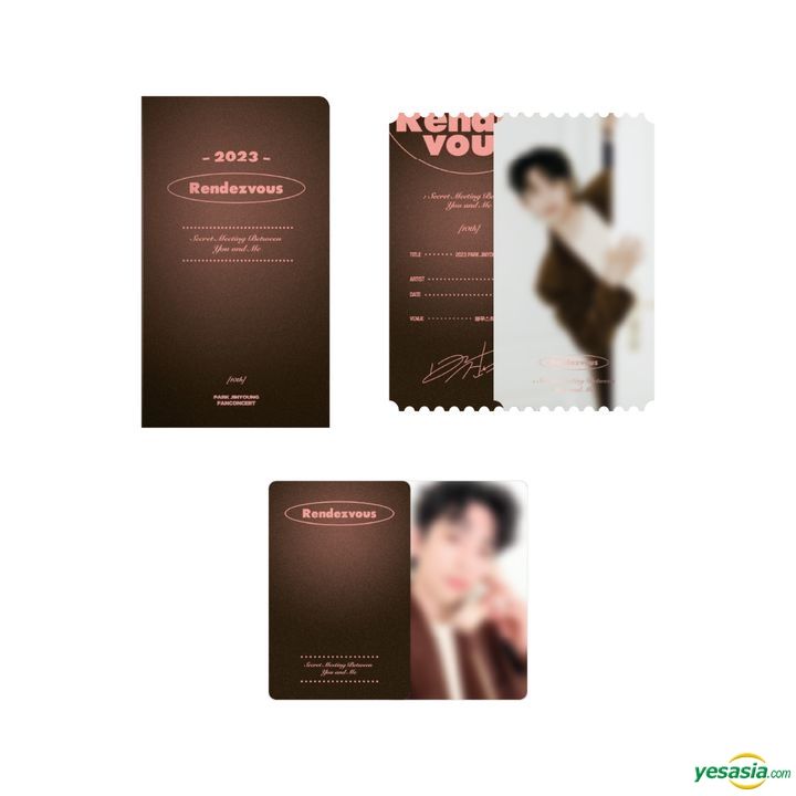 YESASIA: Park Jin Young 2023 'Rendezvous' Official Goods - Photo Ticket Holder Set PHOTO/POSTER ...
