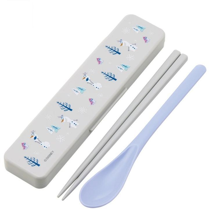 YESASIA: Frozen Olaf Cutlery Set with Case - Skater - Lifestyle & Gifts ...