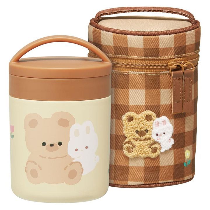 YESASIA: mofumofu friends Compact Stainless Jar 300ml with Case ...
