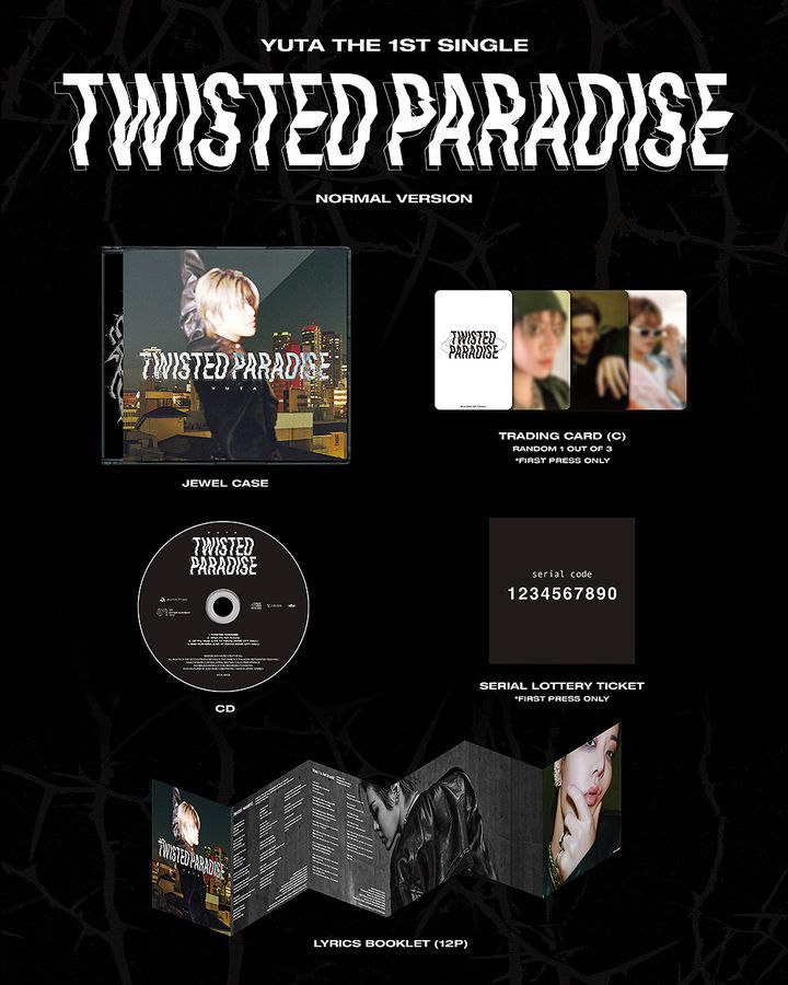 YESASIA: TWISTED PARADISE (Normal Edition) (Japan Version) Music - YUTA (NCT), Avex Marketing ...