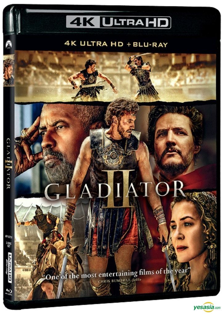 YESASIA: Gladiator II (2024) (4K Ultra HD + Blu-ray) (Hong Kong Version) Blu-ray - Denzel ...