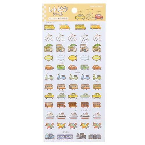 YESASIA: Pixel Art Series Sticker (Transports) - Kamio Japan ...