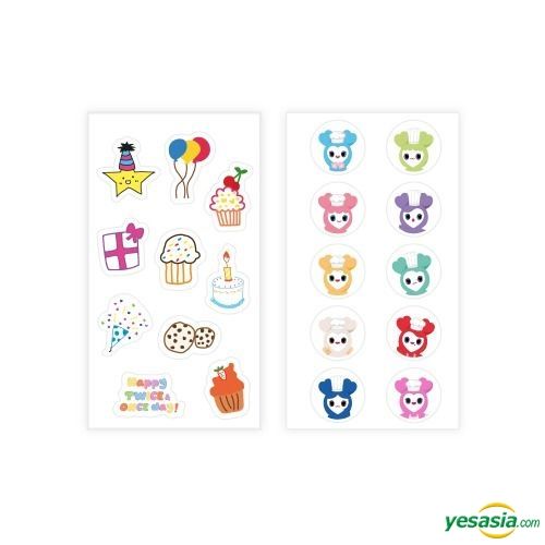 YESASIA: Twice 'HAPPY TWICE & ONCE DAY!' Official Goods - Lovely Scent Patch Sticker Set FEMALE ...