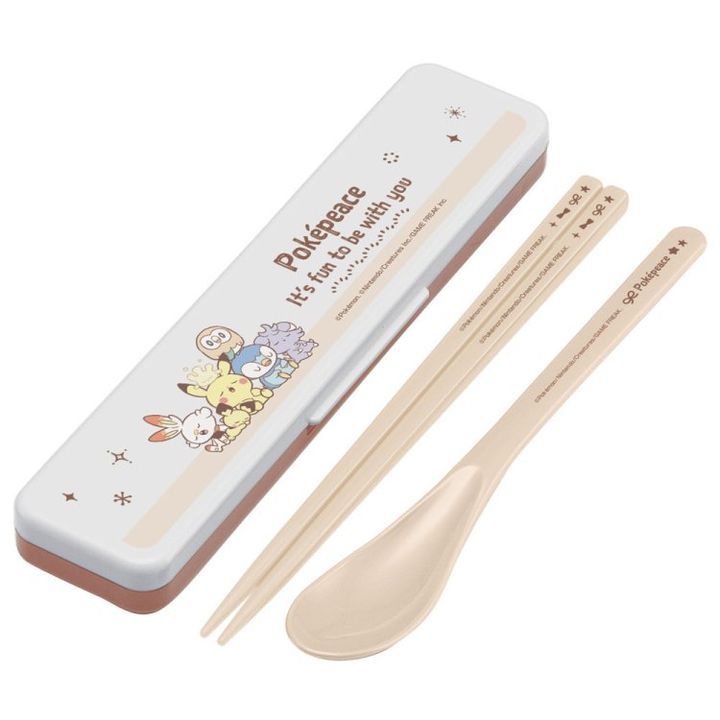 YESASIA: Pokemon Peaceful Place Cutlery Set with Case - Skater ...