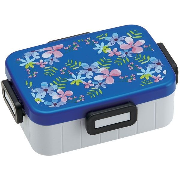YESASIA: Botanical 4 Lock Lunch Box (Blue) - Skater - Lifestyle & Gifts ...