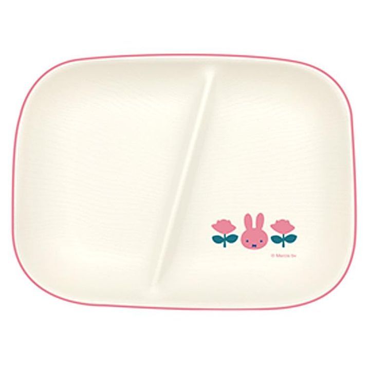 YESASIA: Miffy and Rose Square Plate - Marimocraft - Lifestyle & Gifts ...