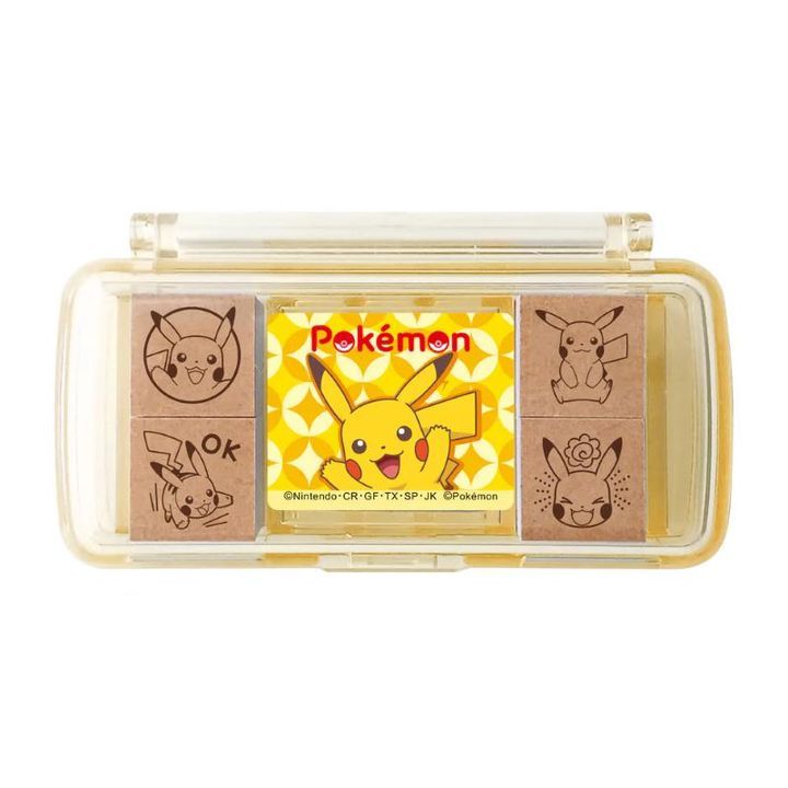 YESASIA: Pokemon Stamp Set (Pikachu) - BEVERLY - Lifestyle & Gifts ...