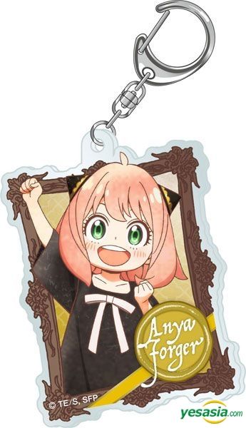 YESASIA: Spy x Family : Vintage Series Acrylic Key Ring Vol.2 Anya ...