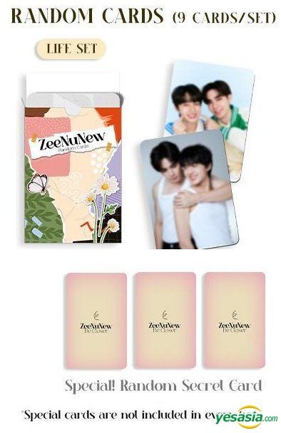 YESASIA: ZeeNuNew - Be Closer Random Cards (Life Set) Celebrity Gifts ...