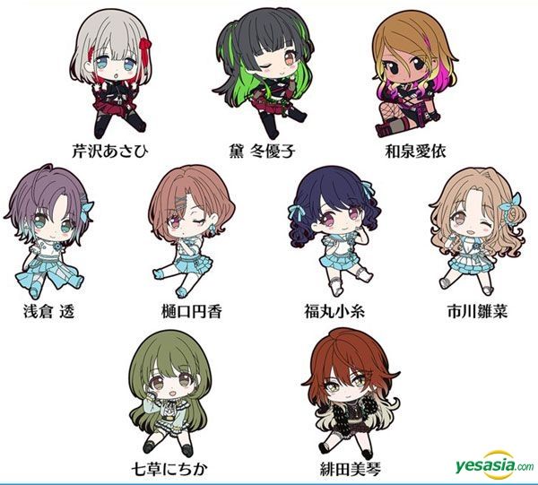 YESASIA : The Idolm@ster Shiny Colors : Petanko Trading Rubber Strap ...