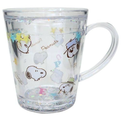 YESASIA: SNOOPY Clear Plastic Cup 190ml (Beige) - T'S Factory ...