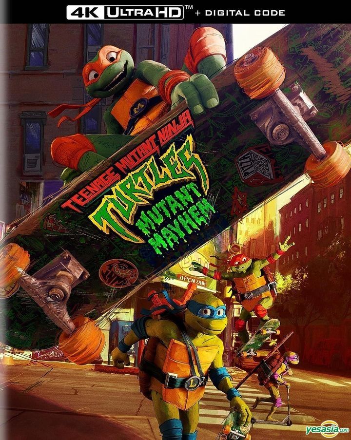 YESASIA: Teenage Mutant Ninja Turtles: Mutant Mayhem (2023) (4K UltraHD + Digital Code) (US ...