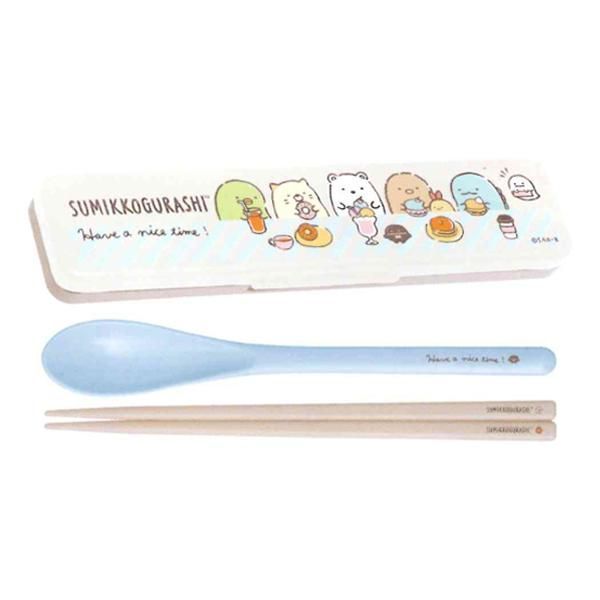 YESASIA: San-X Sumikko Gurash Cutlery Set with Case - San-X - Lifestyle ...