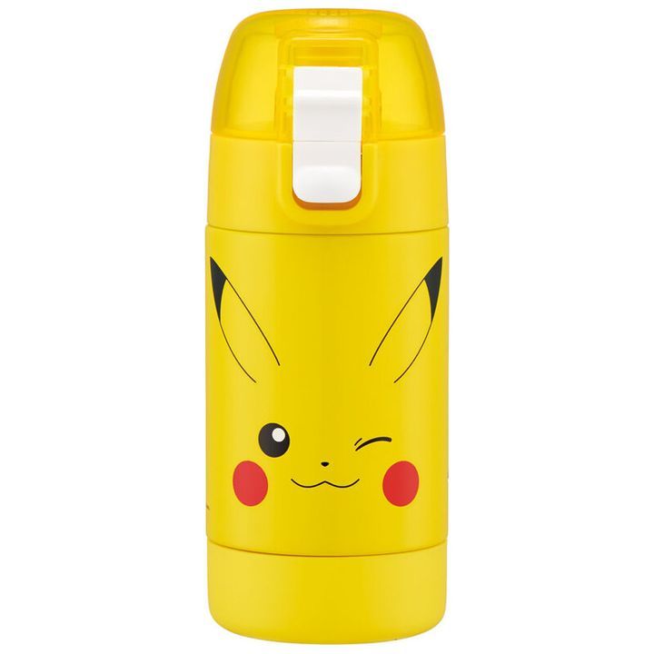 YESASIA: Pokemon Stainless Water Bottle 350ml (Pikachu Face) - Skater ...