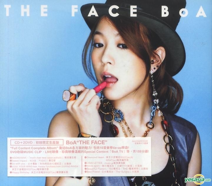 YESASIA : The Face (ALBUM+2DVDs)(初回限定版)(香港版) 鐳射唱片 - BoA, Avex Asia ...